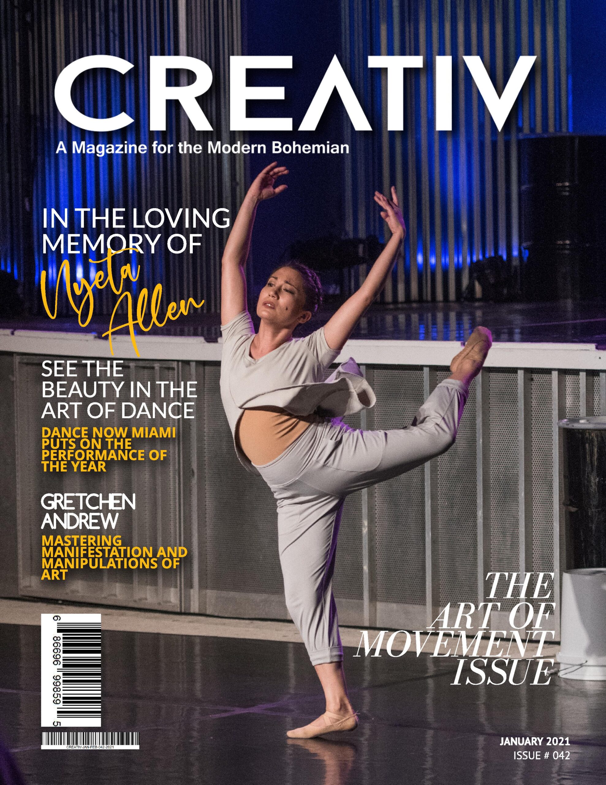 Issue #42 - The Art of Movement Issue | CREATIV Magazine